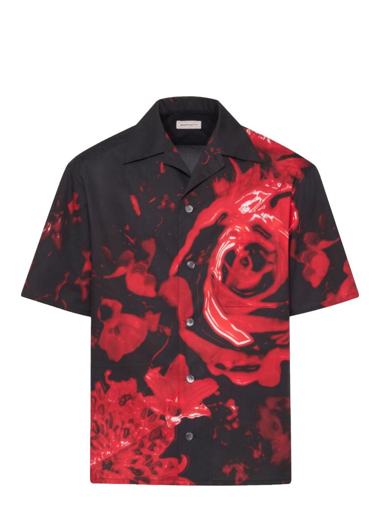 ALEXANDER MCQUEEN Alexander McQueen Floral Printed Hawaiian Shirt